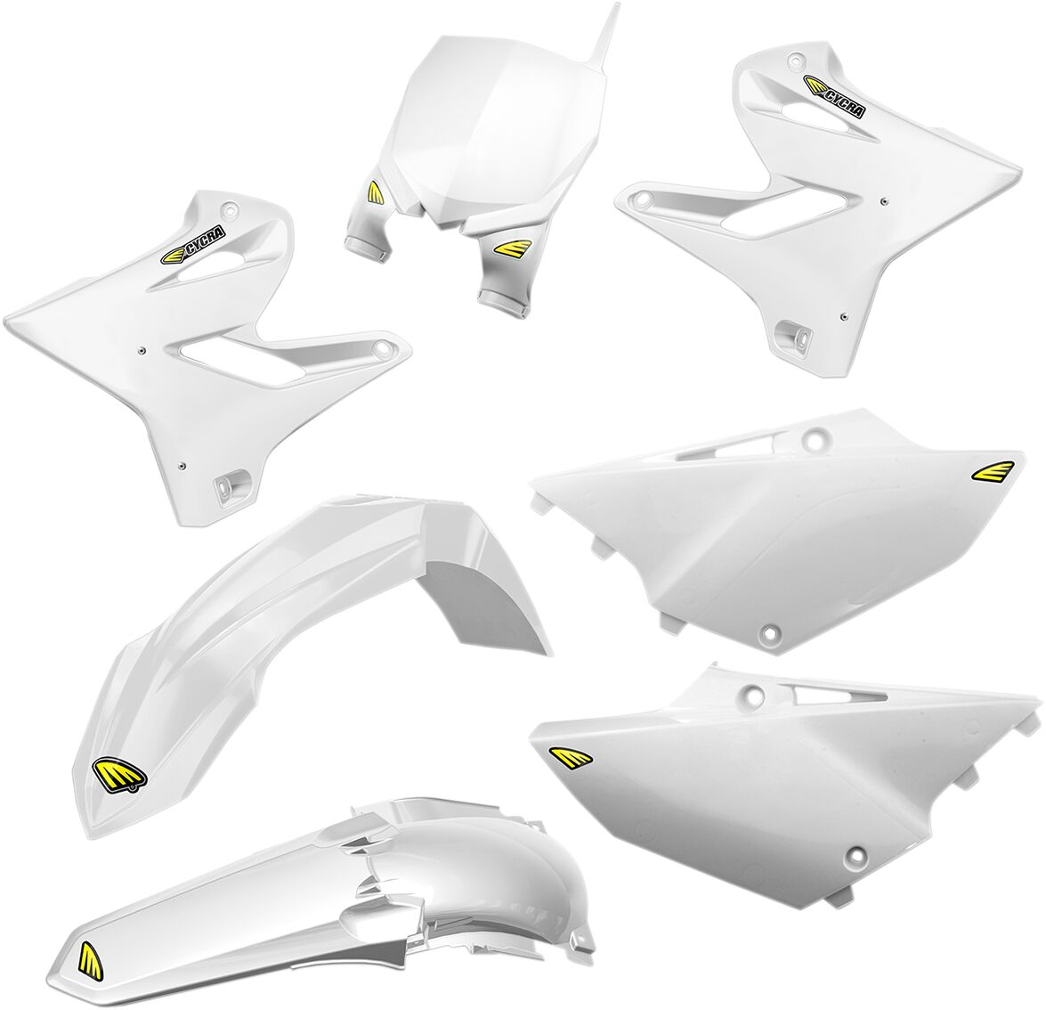 Powerflow Complete Body Kit White For Yamaha YZ 125 2015-2021