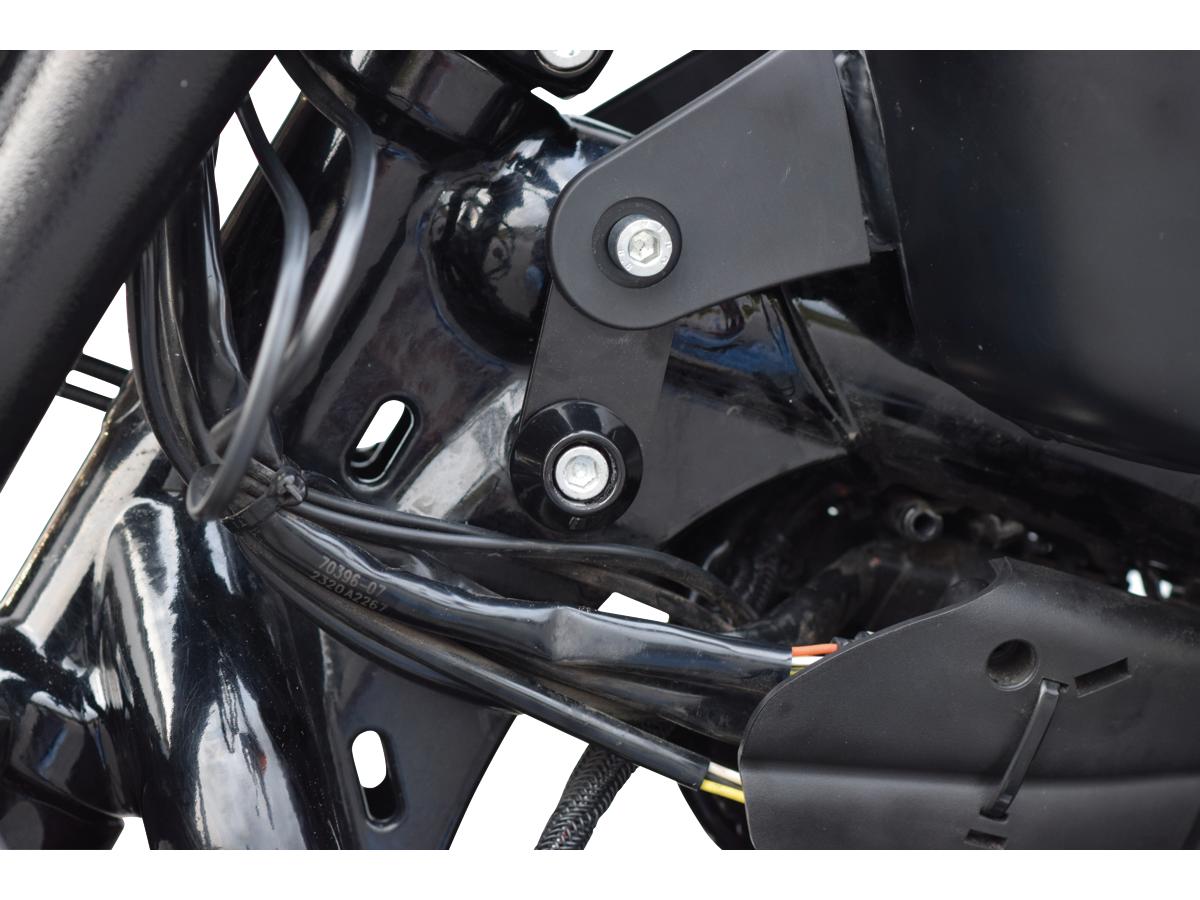 Sportster Tank Lift Kit Black Powder Coated - 2 Inch