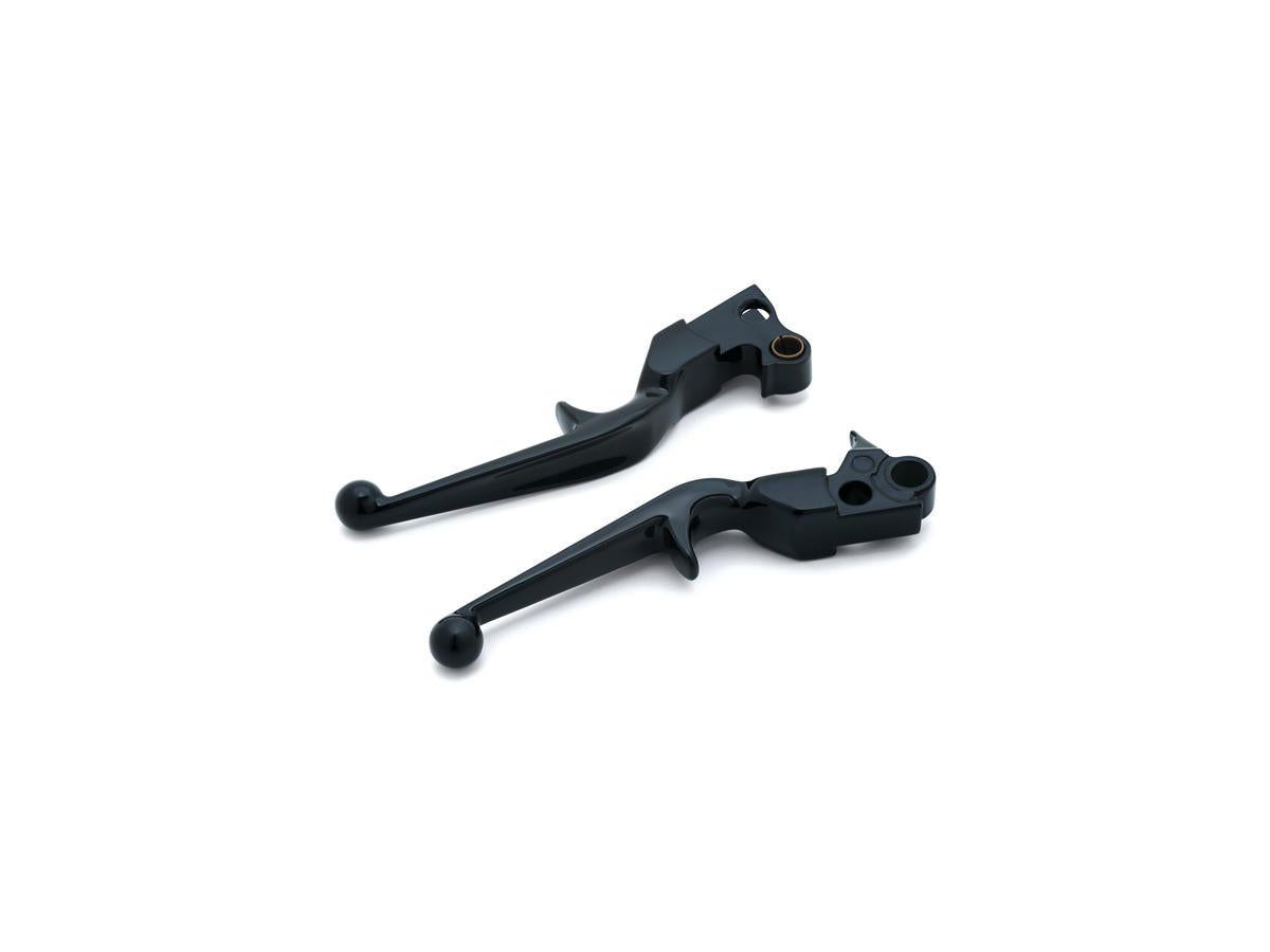 Trigger Hand Control Left / Right Levers Gloss Black Cable Clutch