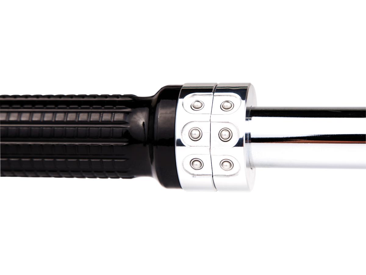 Mo.Switch Mini Polished Push-Button Clamp Aluminium - 1 Inch
