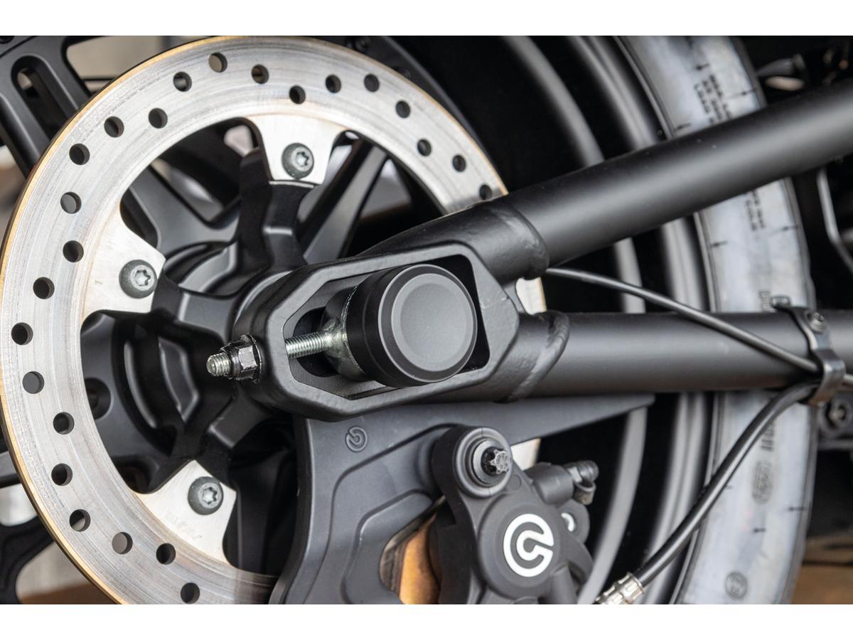 Smooth Rear Axle Cover Smooth Design Without Ricks Logo Black Powder C