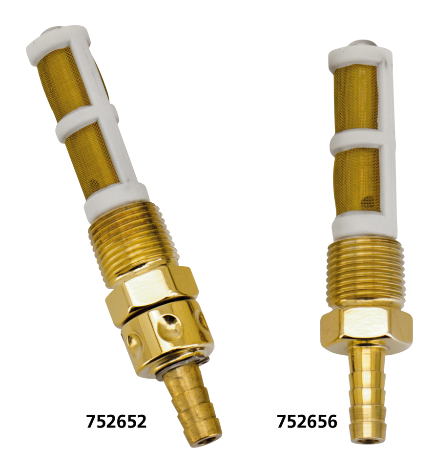 Polished Brass 3/8 Inch Npt Fuel Line Adapter