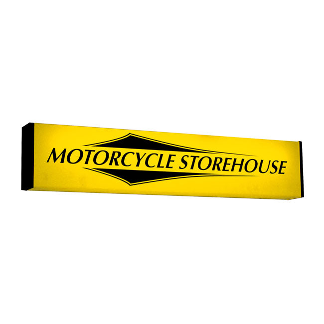 Motorcycle Storehouse Logo Light Box Sign Retailer Moto Superstore