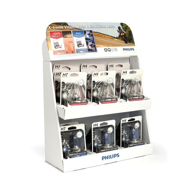 Philips Moto Counter Display - #1 Motorcycle Retailer Moto Superstore