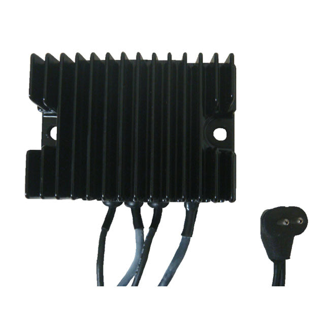 Compu-Fire 2 Pin Male Voltage Regulator / Rectifier Black - 22 AMP