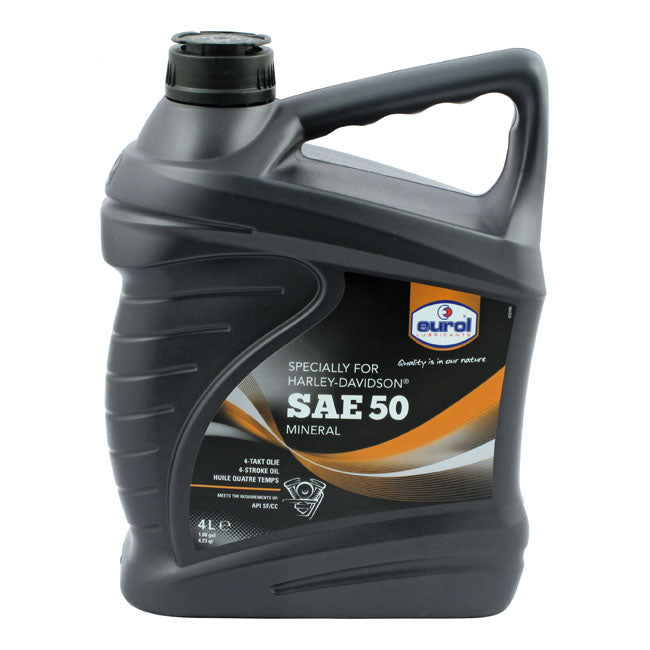 Eurol Motor Oil SAE 50 SF-CC - 4 Liters - #1 Retailer Moto Superstore