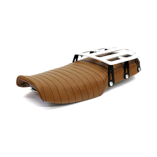 C-Racer Honda CX500 Flat Seat Dark Brown With Luggage Rack