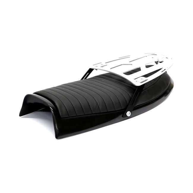 C-Racer BMW R100 Scrambler Seat 02 Black With Luggage Rack For BMW R45