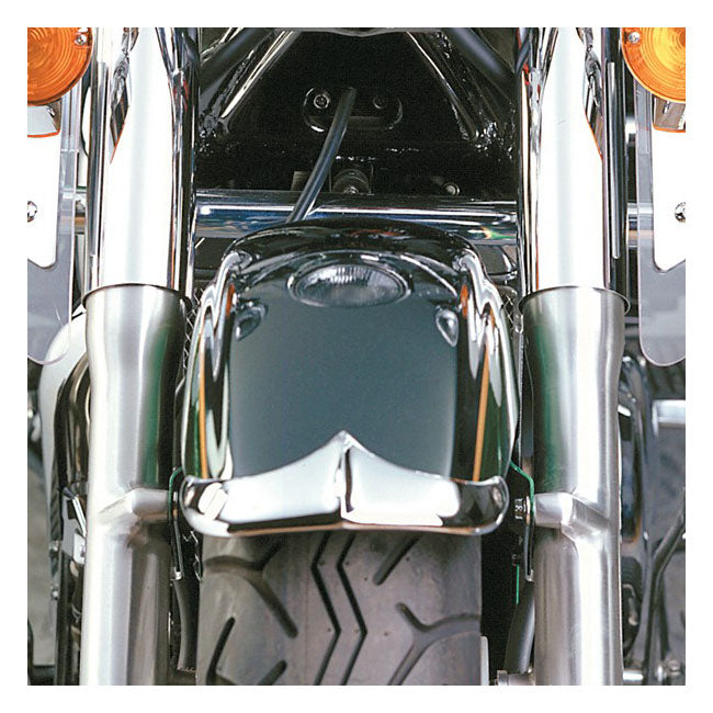 National Cycle Cast Front Mount Front Fender Tip Chrome For Kawasaki: