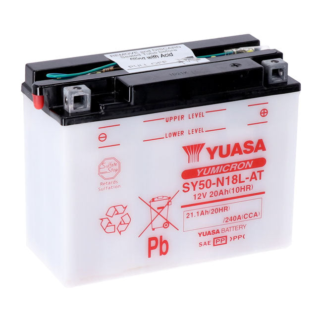 Yuasa Conventional Battery For Kawasaki: 86-03 1200 ZG1200 Voyager XII