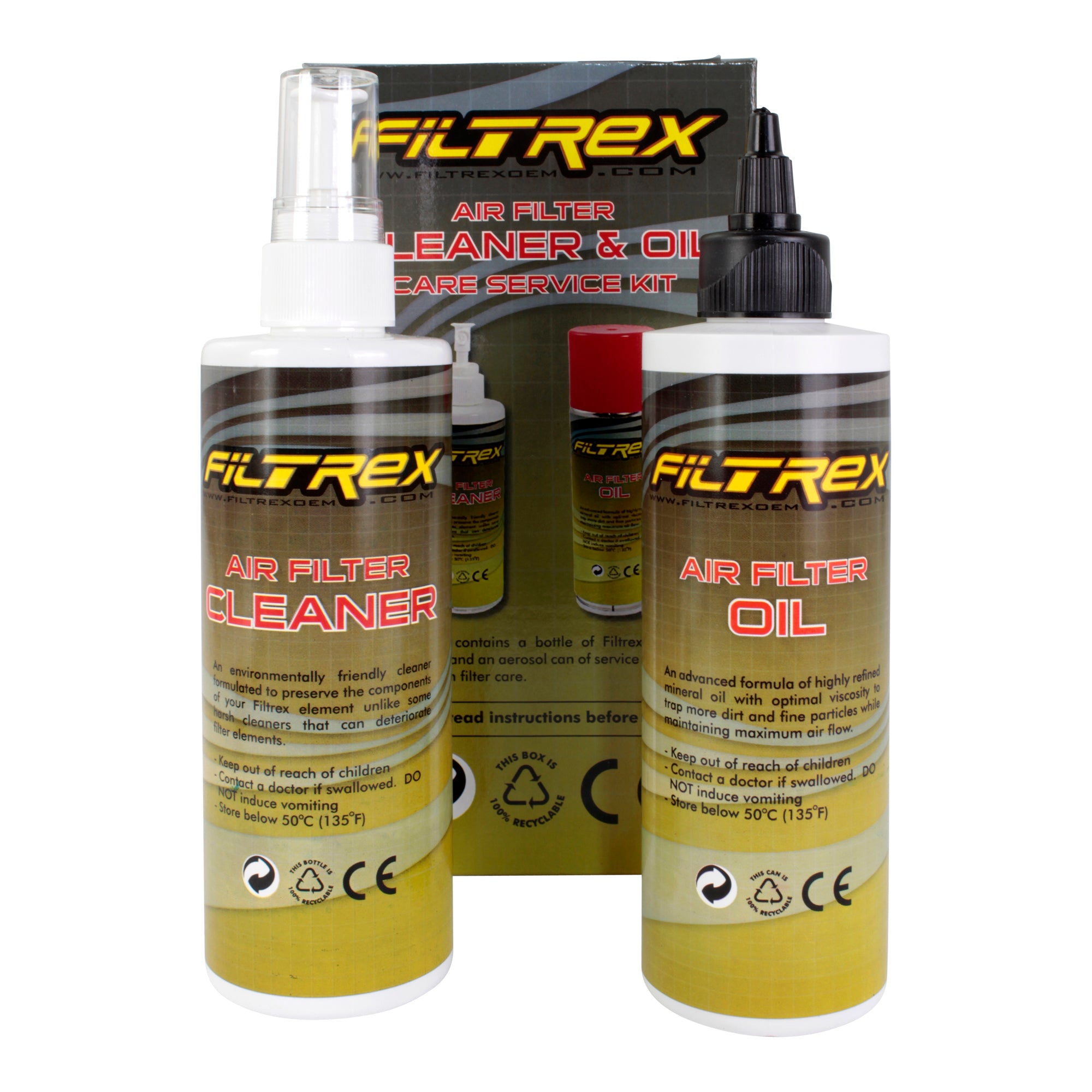 Filtrex Air Filter Cleaner Kit #1 Clothing Retailer Moto Superstore