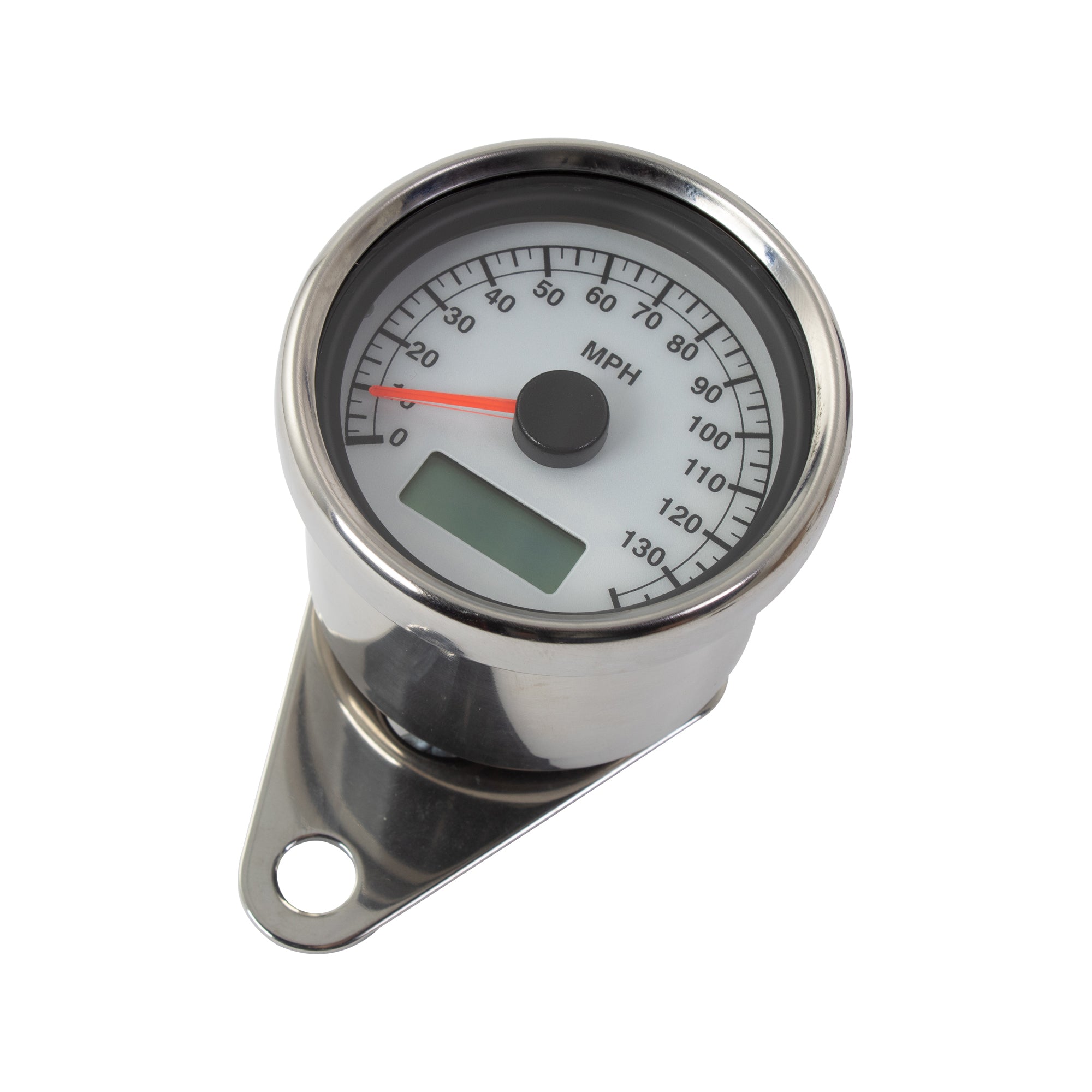 Bike It MPH Speedo 140mph Chrome #1 Clothing Retailer Moto Superstore