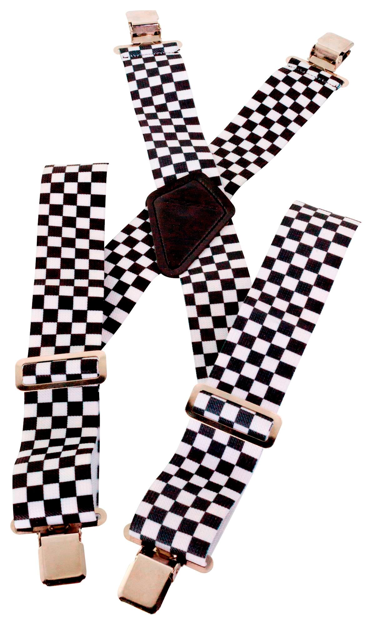 Bike It Checkered Motorcyclist Braces Retailer Moto Superstore