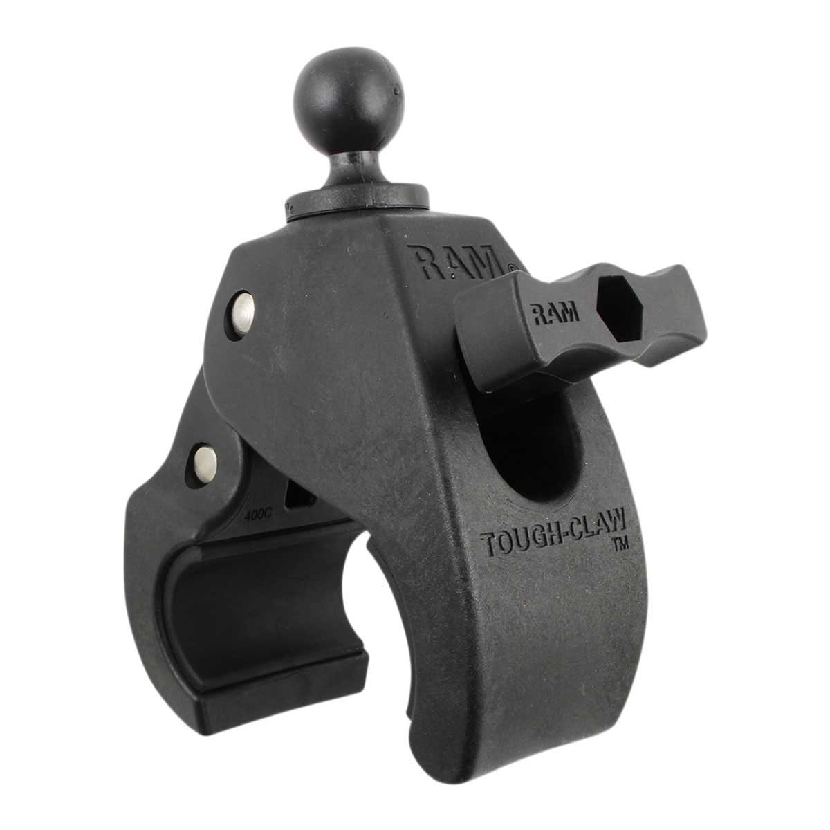 RAM Mount Tough-Claw 1-2.25 With 1 Inch Diameter Rubber Ball