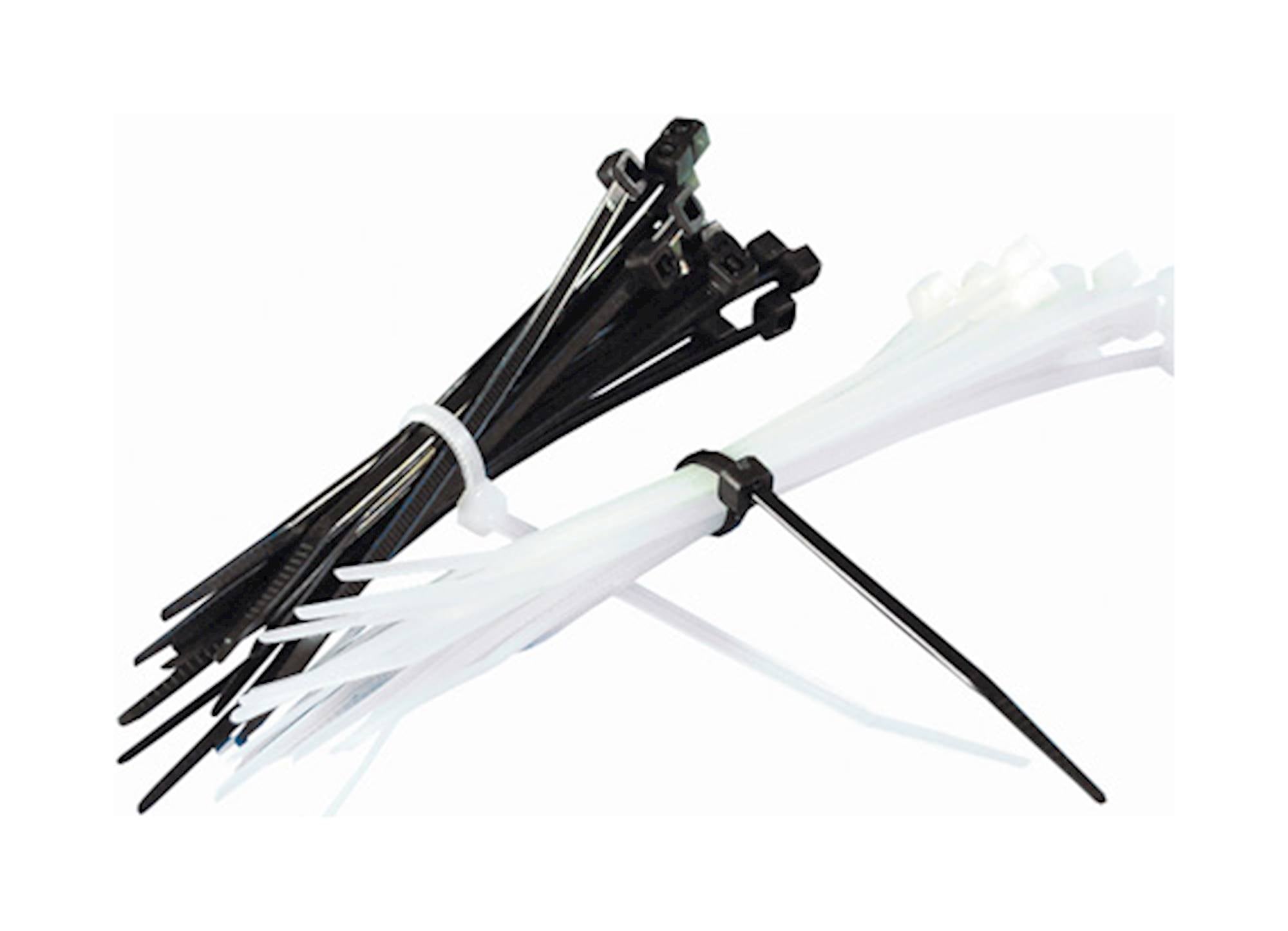 Bike It Cable Ties Long Black 20 Pieces Retailer Moto Superstore